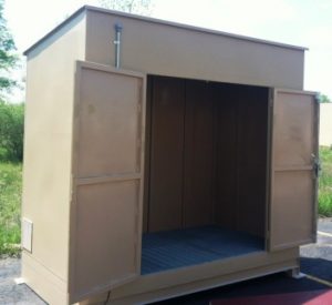 24-Drum 2-Hour Fire Rated Hazmat Storage Building – Containment Corp